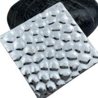 China Convex Honeycomb Stainless Steel Sheet Cold Rolled 304 Embossed for sale