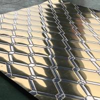 China PVD Coated Color Stainless Steel Sheet 3D Punching 304 Mirror Finish SS Sheet for sale