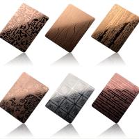 China HL Stainless Steel Decorative Sheet Cold Rolled 8K Mirror Customized Color for sale