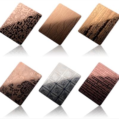 China HL Stainless Steel Decorative Sheet Cold Rolled 8K Mirror Customized Color for sale
