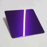 China HL Stainless Steel Decorative Sheet Cold Rolled 8K Mirror Customized Color for sale