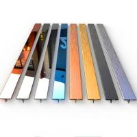China T Shape Modern Stainless Steel Trim Sus304 Corner Trim Customized Size for sale