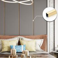 China Edge Mirrors Stainless Steel Trim Modern U Shaped Tile Trim 0.24mm - 1mm Thickness for sale