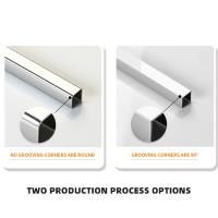 China Edge Mirrors Stainless Steel Trim Modern U Shaped Tile Trim 0.24mm - 1mm Thickness for sale