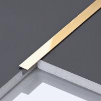 China Stainless Steel Mirror T Shaped Metal Trim Modern Customized For Decoration for sale