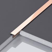 China Stainless Steel Mirror T Shaped Metal Trim Modern Customized For Decoration for sale