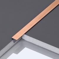 China Stainless Steel Mirror T Shaped Metal Trim Modern Customized For Decoration for sale