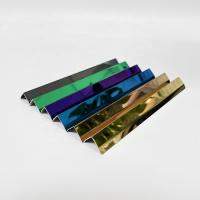 China Decorative Polished Stainless Steel Trim Strip Modern Style Custom Shaped for sale
