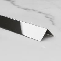 China L Shaped Tile Edge Trim Color PVD Coated Rose Blonde Finish Stainless Steel for sale