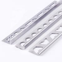 China Color PVD Coated L Shaped Metal Trim Strip Rose Blonde Finish Stainless Steel for sale