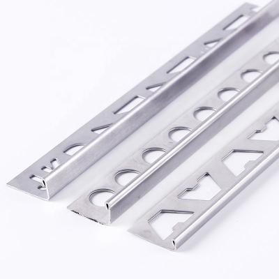 China Color PVD Coated L Shaped Metal Trim Strip Rose Blonde Finish Stainless Steel for sale