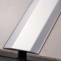 China Custom 304 316L Stainless Steel Tile Trim Profiles 6mm 8mm 10mm Height for sale