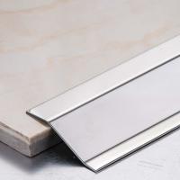 China Custom 304 316L Stainless Steel Tile Trim Profiles 6mm 8mm 10mm Height for sale