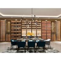 China Commercial Cooling Metal Stainless Steel Wine Cabinet Display Racks for sale