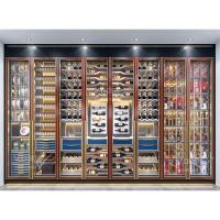 China Commercial Cooling Metal Stainless Steel Wine Cabinet Display Racks for sale