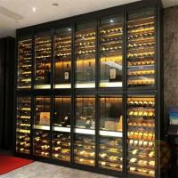 China Stable Hide A Bar Wine Cabinet 304 Stainless Steel Home Corner Wine Cabinet Bar for sale