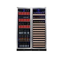 China 201 304 316 316L Stainless Steel Wine Cabinet Black Home Glass Cabinet Customized for sale