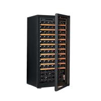 China 201 304 316 316L Stainless Steel Wine Cabinet Black Home Glass Cabinet Customized for sale