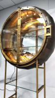 China OEM Interior Stainless Steel Wine Cabinet Living Room Liquor Cabinet for sale