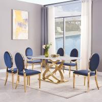 China Casual Cafe Bar Custom Stainless Steel Furniture Upholstered Velvet High Chair for sale