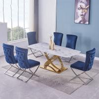China Casual Cafe Bar Custom Stainless Steel Furniture Upholstered Velvet High Chair for sale