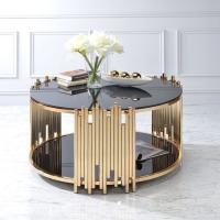 China Nordic Minimalist Custom Stainless Steel Furniture Living Room End Table for sale