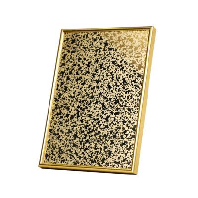 China 201 304 Golden Pattern Stainless Steel Sheet Etched Elevator Door Frame Wall for sale