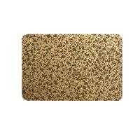 China 201 304 Golden Pattern Stainless Steel Sheet Etched Elevator Door Frame Wall for sale