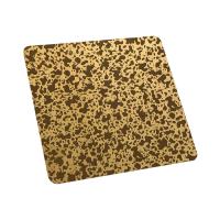 China 201 304 Golden Pattern Stainless Steel Sheet Etched Elevator Door Frame Wall for sale