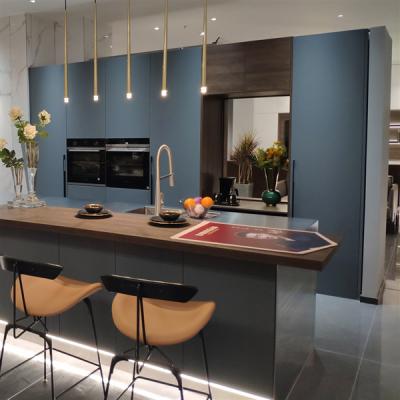China Bmw Grey Modern Style 304 Stainless Steel Kitchen Cabinet alkali resistant for sale