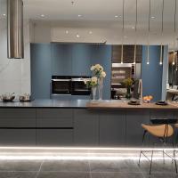 China Bmw Grey Modern Style 304 Stainless Steel Kitchen Cabinet alkali resistant for sale