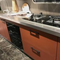 China Waterproof Modern Modular Stainless Steel Kitchen Cabinet European Design for sale