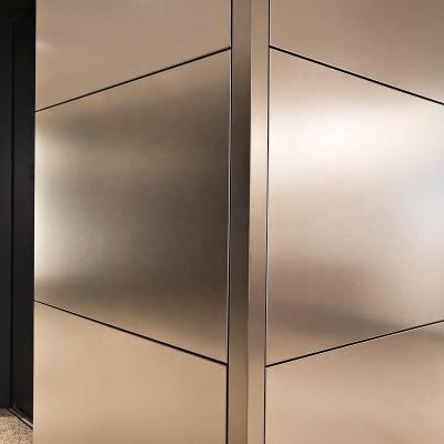China Decorative Interior 304 316 Stainless Steel Wall Cladding For Building Lobby Hotel for sale