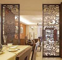 China 304 201 Stainless Steel Room Divider Decorative Partition Laser Cutting for sale