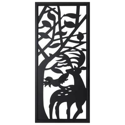 China Black Interior Room Stainless Steel Screen Partition Dividers For Hotel for sale