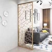 China Black Interior Room Stainless Steel Screen Partition Dividers For Hotel for sale