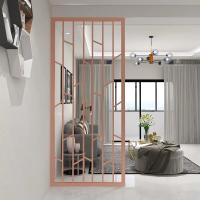 China Black Interior Room Stainless Steel Screen Partition Dividers For Hotel for sale