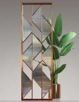 China Hotel Office Modern Room Divider Panels Partition 304 316 Stainless Steel for sale