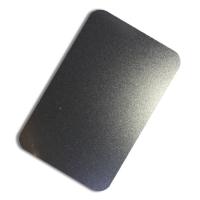 China PVD Coating Black Brushed Stainless Steel Sheet for sale