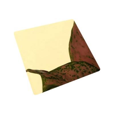 China PVD Mirror Finish Color Stainless Steel Sheet 0.3mm - 3.0mm Thick For Furniture for sale
