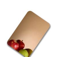 China 304 Color Inox Stainless Steel Mirror Finish Sheet For Decoration for sale