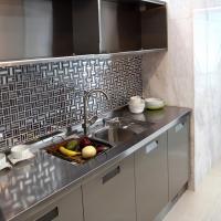 China 2021 NEW Design 304 Stainless Steel Modern Modular Kitchen Cabinet for sale