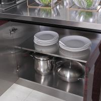 China 2021 NEW Design 304 Stainless Steel Modern Modular Kitchen Cabinet for sale