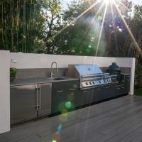 China Outdoor BBQ Stainless Steel Kitchen Cabinet Waterproof ISO9001 Approved for sale