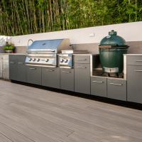 China Outdoor BBQ Stainless Steel Kitchen Cabinet Waterproof ISO9001 Approved for sale