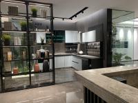 China Customized Modern White Metal Kitchen Cabinets Stainless Steel With Sink for sale