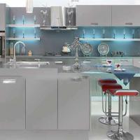 China Mini 304 Stainless Steel Kitchen Cabinet 18mm Carcase Eco Friendly for sale