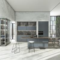 China Modern 304 Stainless Steel Kitchen Cabinets Open Design Kitchen for sale