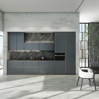 China Modern 304 Stainless Steel Kitchen Cabinets Open Design Kitchen for sale