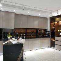 China Philippines 304 Stainless Steel Kitchen Cabinet Customized Beveled Edge for sale